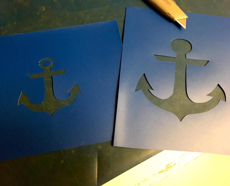 DIY: Quarter Mark Stencils