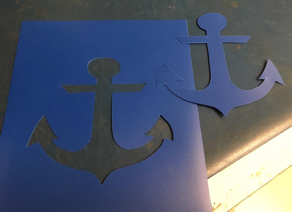 DIY: Quarter Mark Stencils
