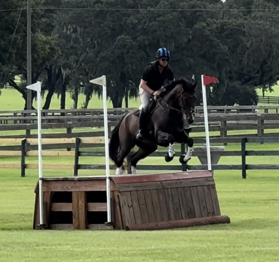 his first male rider