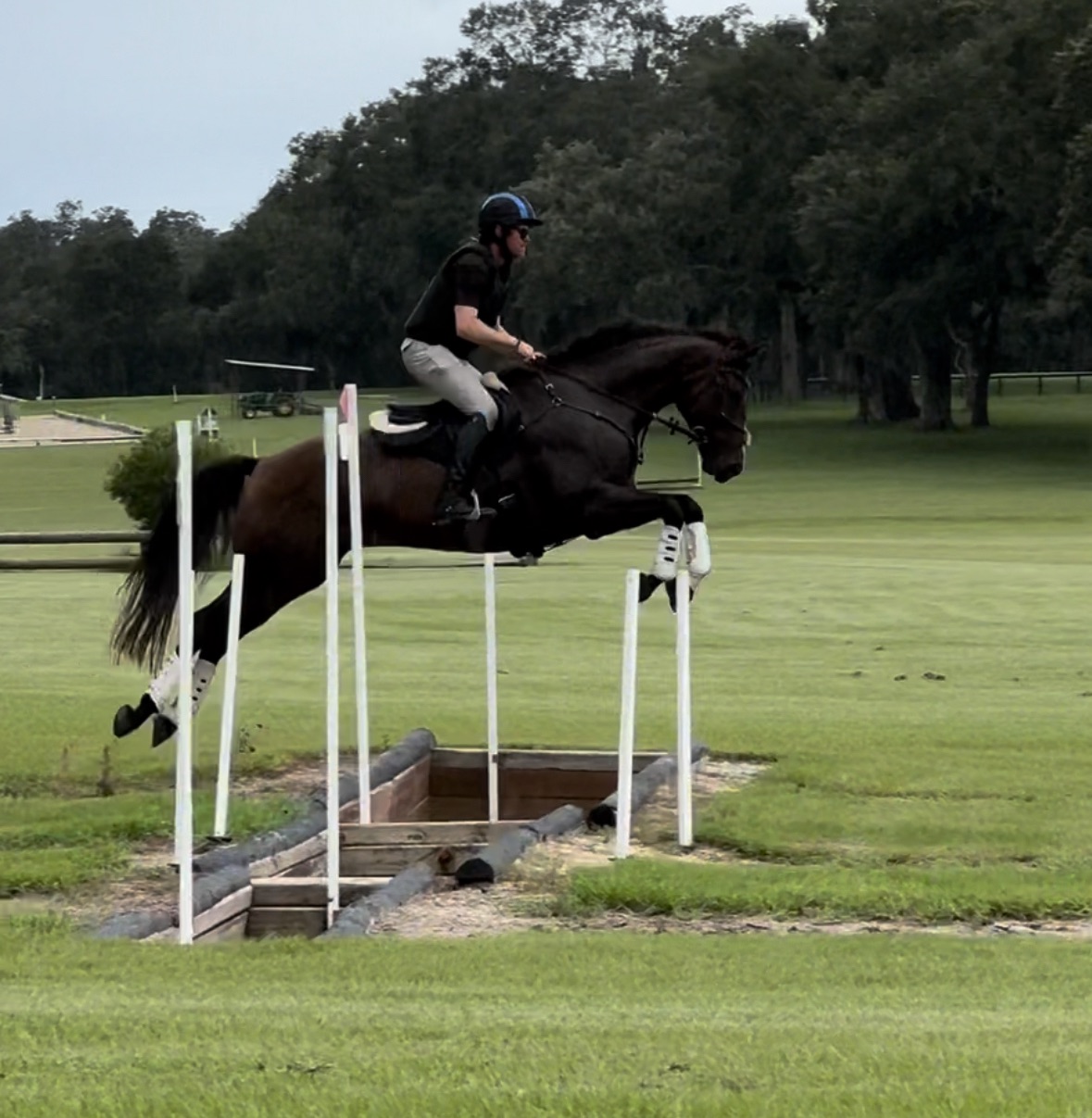 I think he cleared that ditch